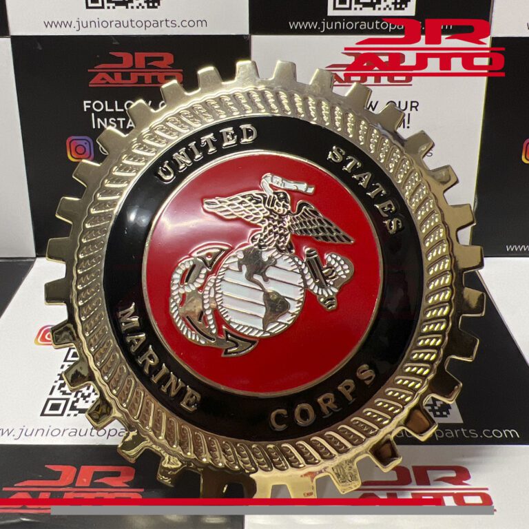 Marine Corps - Flag Emblem Car Grille Badge, High Quality - JR Auto Parts