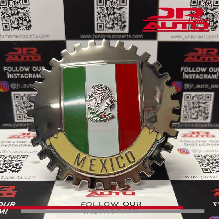 Mexico 2 - Flag Emblem Car Grille Badge, High Quality - JR Auto Parts