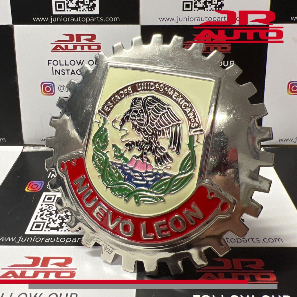 Nuevo Leon - Flag Emblem Car Grille Badge, High Quality - JR Auto Parts
