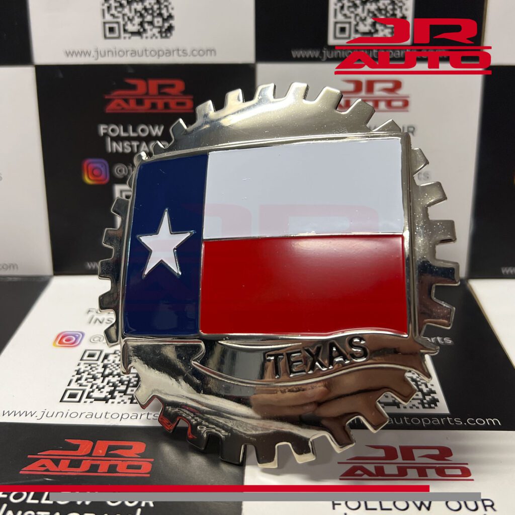 Texas - Flag Emblem Car Grille Badge, High Quality - JR Auto Parts