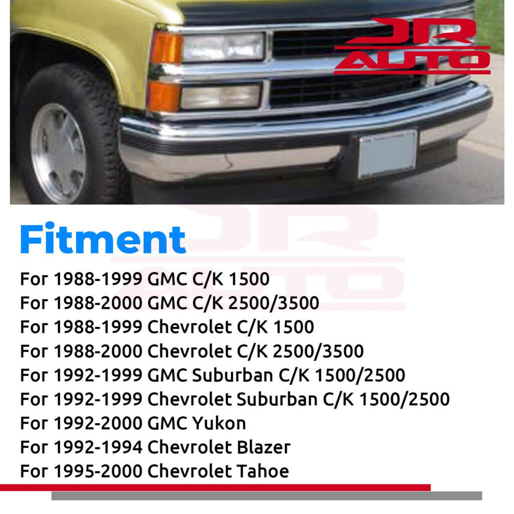 88-98 Chevy 454 SS GMC LOWER VALANCE for Front Bumper w FOG Lights OBS ...
